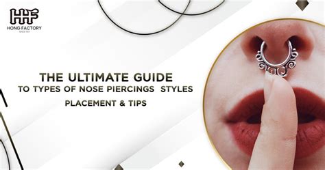 The Ultimate Guide To Types Of Nose Piercings Styles Placement Tips