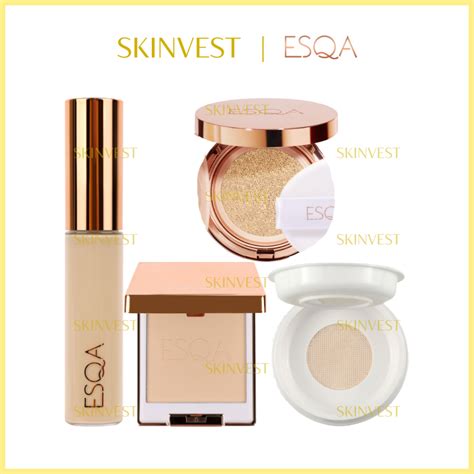 Jual Esqa Flawless Cushion Serum Liquid Concealer Powder Foundation