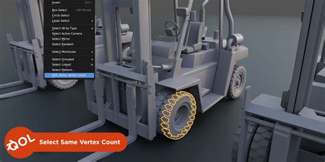 QOL Tools Select Same Vertex Count Superhive Formerly Blender Market