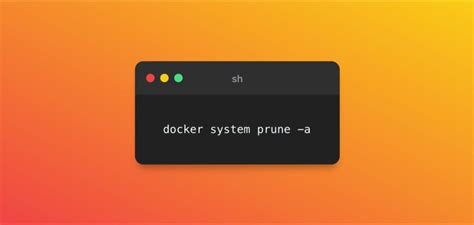 Omid Shabani On Linkedin Use Docker System Prune A Instead Of These
