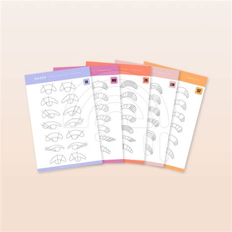 Lash Mapping Collection Digital Lash Maps Maven Artistry