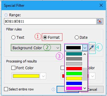 Quickly Filter Cells By The Background Color In Excel