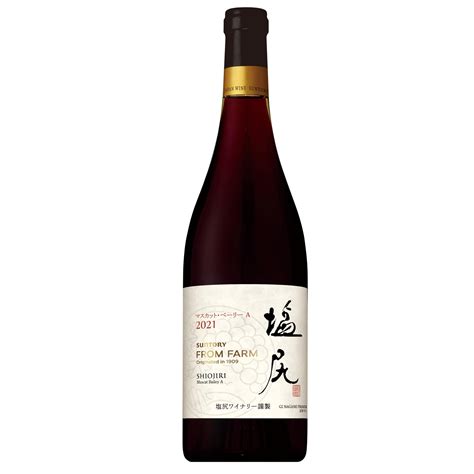 Jp Suntory 赤ワイン 【厳選長野県産ぶどう100】 日本ワイン サントリーフロムファーム 塩尻マスカット