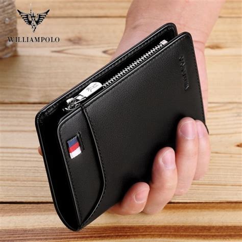 William Polo Genuine Leather Mens Wallet With Card Holder Mens