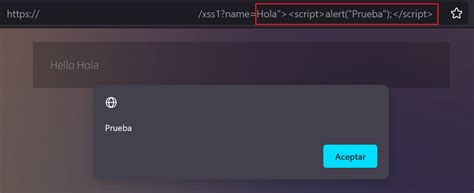 explotar vulnerabilidad xss cross site scripting en web de ejemplo