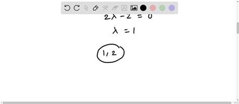 Solved Point The Matrix A Has Three Distinct Real Eigenvalues If