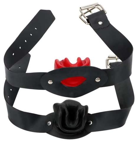 Shush Panel Gag W Mouth Insert Comfortable And Quiet Drakaina