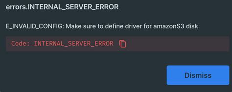 Make Sure To Define Driver Error · Issue 3748 · Directusdirectus