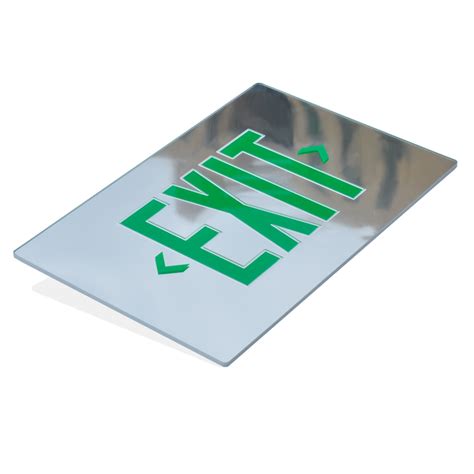 Mirror Emergency Exit Sign Panel Ningbo Jiming Electric Appliance Co