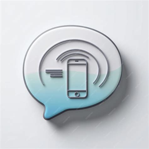 Line Bubble Icon Linear Sms Logo Outline Chat Symbol Communication Icon Premium Ai Generated Image