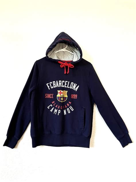 Fc Barcelona Hoodie Sweatshirt Gem