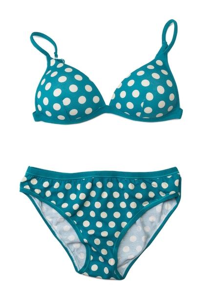 Premium Photo Polka Dot Swimsuit