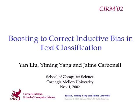 Ppt Boosting To Correct Inductive Bias In Text Classification Powerpoint Presentation Id 6000094