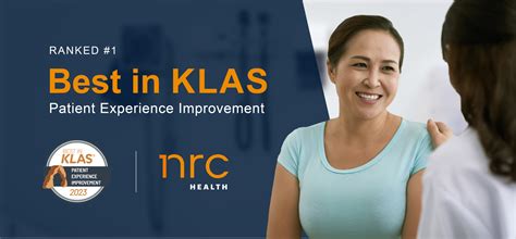Nrc Health Recognized As Best In Klas For Patient Experience