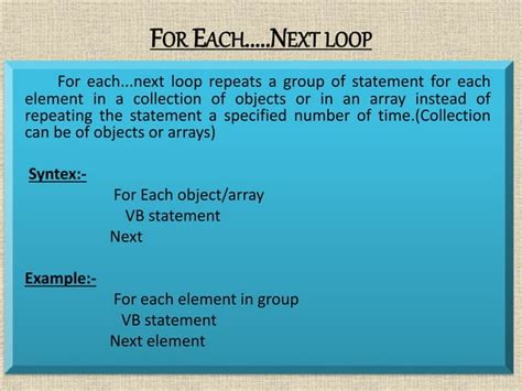 CONTROL STRUCTURE IN VB PPTX Programming Languages Computing
