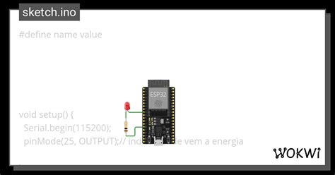 Exemploaula Wokwi Esp32 Stm32 Arduino Simulator