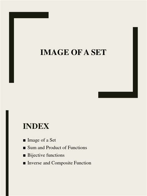 1 3 image of a set pdf function mathematics set mathematics