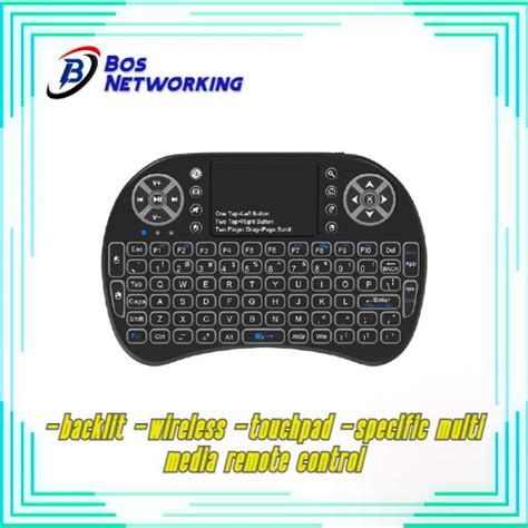Jual Keyboard Air Mouse Mini Keypad Wireless Touchpad Backlight Di Seller Bos Networking