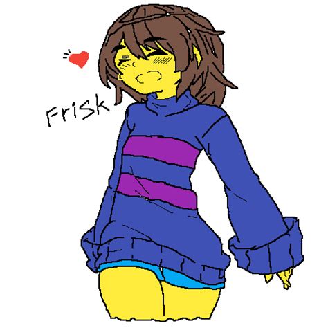 Pixilart Frisk By Fuzzyemotions