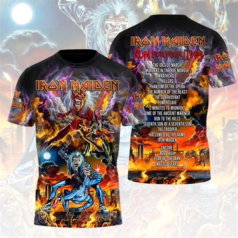 Iron Maiden 2026 World Tour 3d Apparel Hoatt17252 Nestbuys