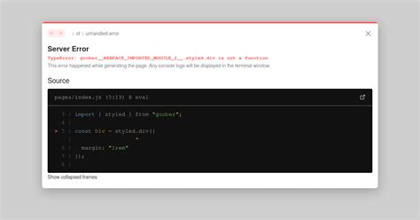 Nextjs With Goober Forked Codesandbox