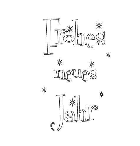 Frohes Neujahr Zum Ausdrucken Kostenlos Ausmalbilder Kostenlos