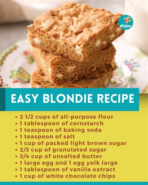 Best Blondie Recipe