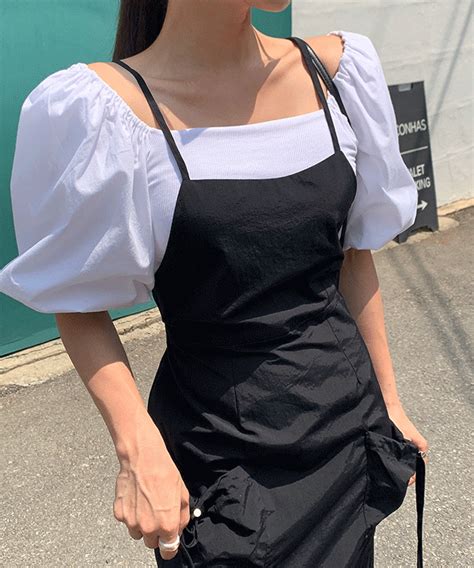 당일발송~ 벤샤 퍼프 블라우스 티셔츠 에이블리