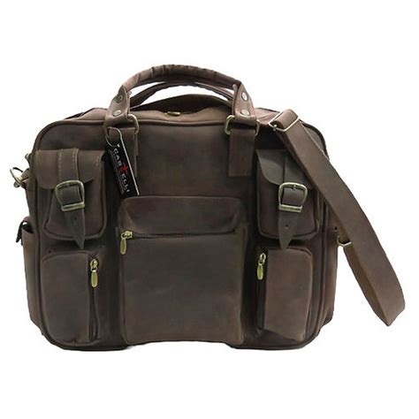 Portafolio De Piel Con Varias Bolsas Castelli Leather Authentic Bc 8083