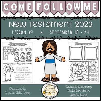 Come Follow Me Primary Lesson New Testament TPT