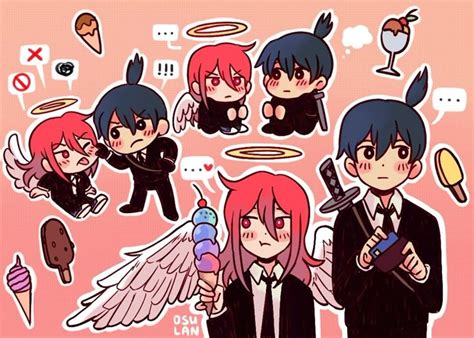 Akiangel Icecream 🍧 Akiangel Header Aki X Angel Devil Akiangel Comic