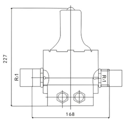 Wiltec Druckschalter SKD 1 230V 1 Phasig Pumpensteuerung Hauswasserwerk