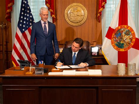 Gov Desantis Signs Bill To Establish State Run Competitive School In