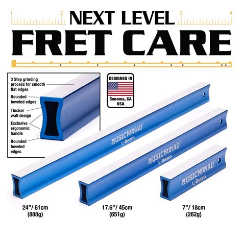 Gear News New Musicnomad Fret Leveler Leveling L Beam Now Available