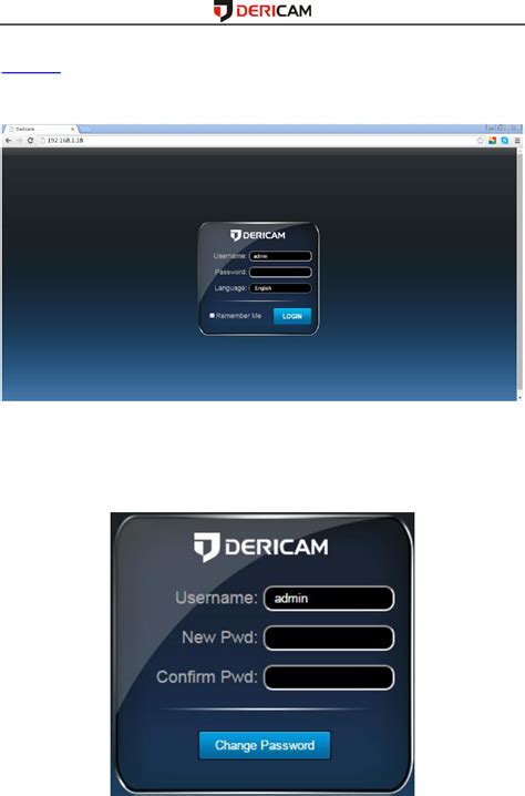 Dericam Technology P1 Ip Camera User Manual