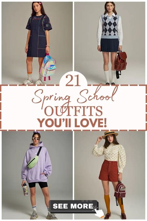 17 Spring School Outfits For Girls Look Cute And Stylish