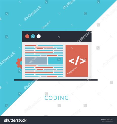 Programming Coding Best Programming Languages Flat Stock Vector Royalty Free 1527785897