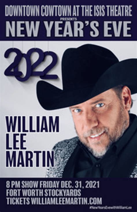 William Lee Martins New Years Eve Special Downtown Cowtown