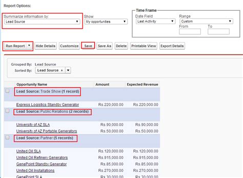Creating Custom Reports In Salesforce Salesforce Tutorials