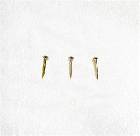 Small Brass Nails M15 X 101215 Or 20mm Long For Wood Leatherwork