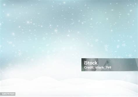 青い背景に降雪と雪片クリスマス背景ベクトルイラスト お祝いのベクターアート素材や画像を多数ご用意 お祝い まぶしい