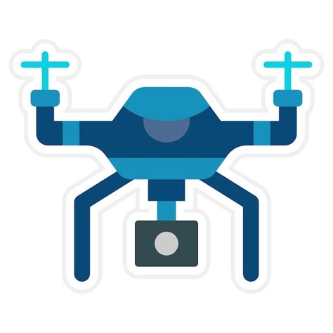 Premium Vector Smart Drone Icon