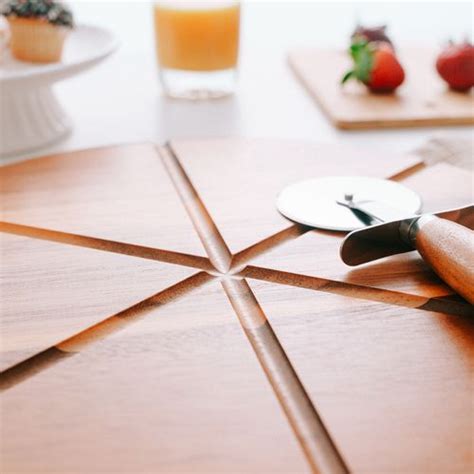 Clevinger Acacia Wood 2 Piece Pizza Board With Cutter Bunnings Australia