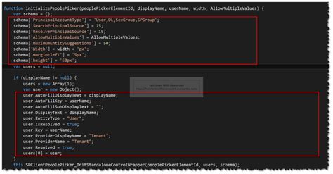 Sharepoint 20162013 Exploring Client Side People Picker Control
