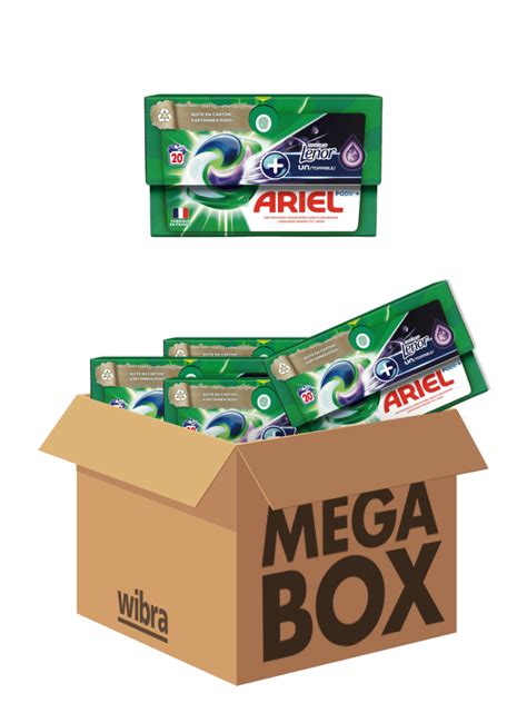 Ariel Lessive Lenor Mégabox 80 Capsules Wibra France Vous Faites ça Bien