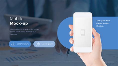 Mobile Mock Up Page Slide Product Services Single
