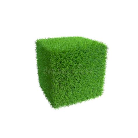 3d Grass Cube Stock Illustration Illustration Of Perspective 15172910