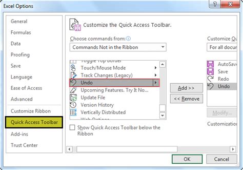 Redo Shortcut In Excel How To Use Undo Redo Commands