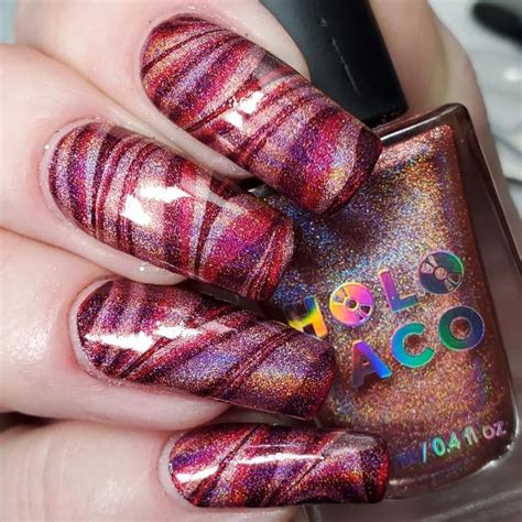 Yet Another Holo Taco Rainbow Collection Water Marble Done With Coral