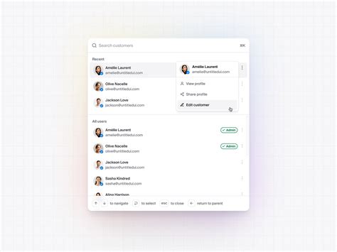Command K Search Menu — Untitled Ui By Jordan Hughes® On Dribbble